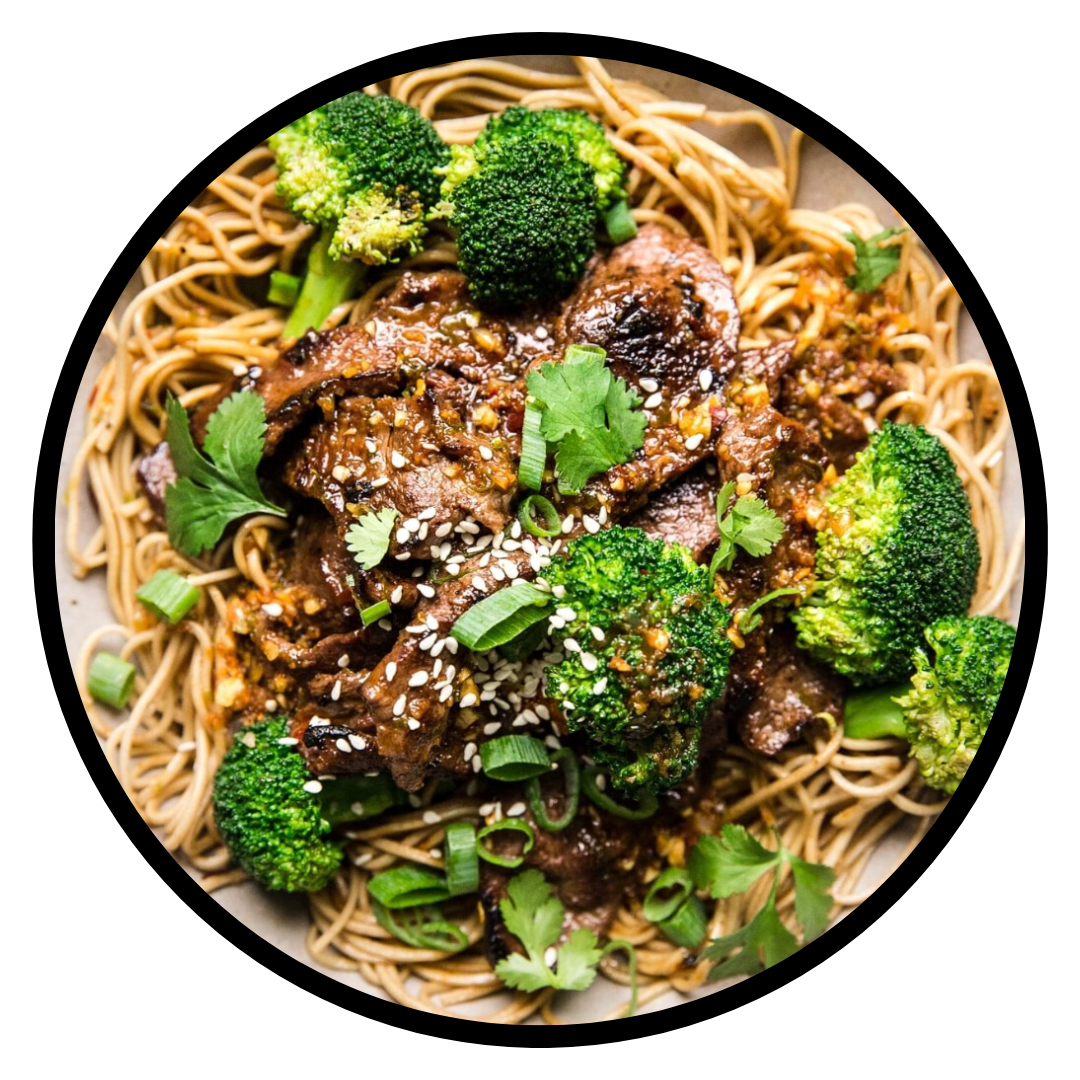Ginger Beef Noodle Bowl – Nook Vibrant Kitchen